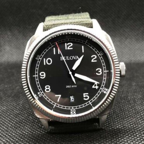 Bulova Precision Military UHF 96B229 Wrist Watch for Men | WatchCharts ...