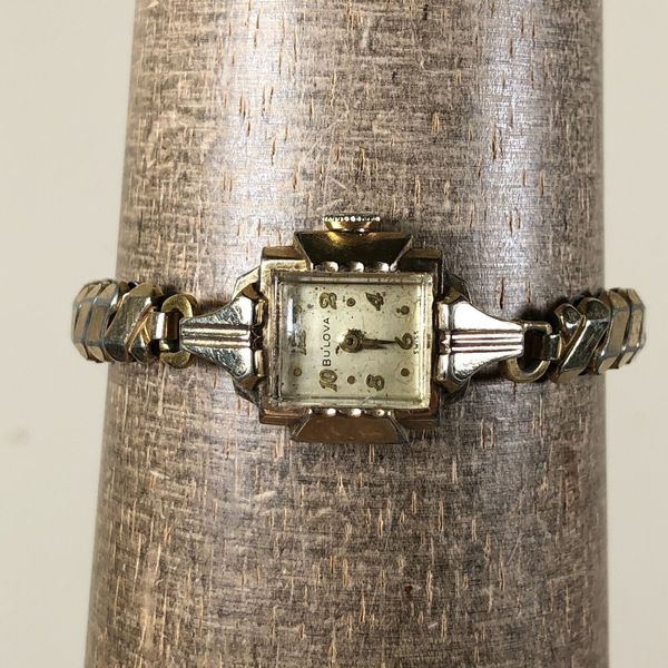 Vintage Bulova L3 Women Dress 10K Gold Plated Expansion Mechanical Wind ...