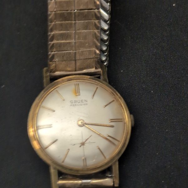 Gruen Precision Watch 510 17J Movement 510 Case Back James Bond Restore ...