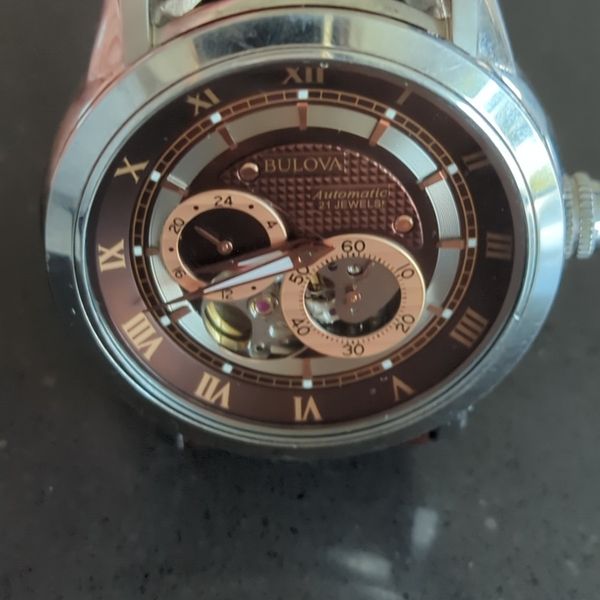 Bulova 96A120 SUTTON Automatic Collection Self-winding 21 Jewels Men's ...