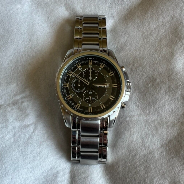 Fossil Men's Watch CH-2446 - Rare One of a Kind - Stainless Steel ...