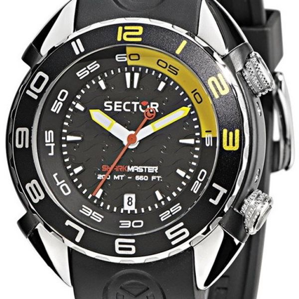 Sector Shark Master 200m- Black Yellow | WatchCharts Marketplace