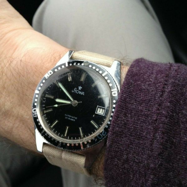 Stowa Seatime vintage 1960s diver, 38mm, PUW auto movement ...