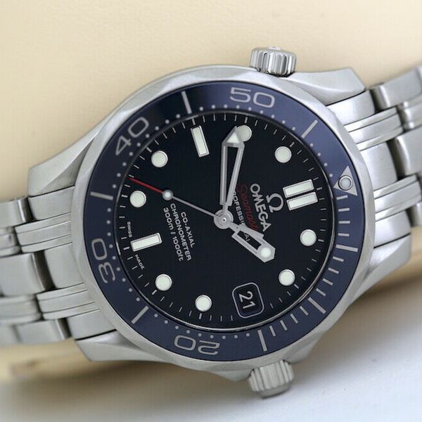 Omega Seamaster - Mid Size Co-Axial Automatic Watch - Navy Ceramic ...