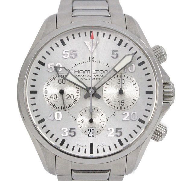 [Used] Hamilton Khaki Aviation Pilot Auto Chrono Automatic Men's Watch ...