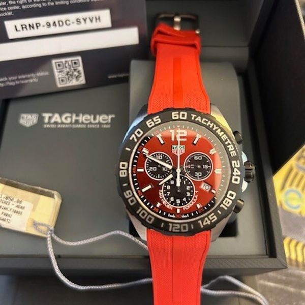 TAG Heuer Formula 1 Red Men's Watch - CAZ101AN.FT8055 | WatchCharts ...