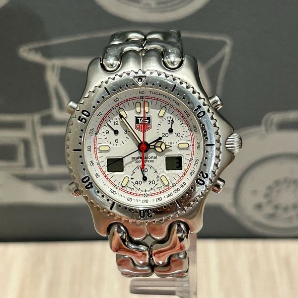 Tag Heuer SEL Senna CG1111-0 Quartz, Chronograph Men's Watch Working ...