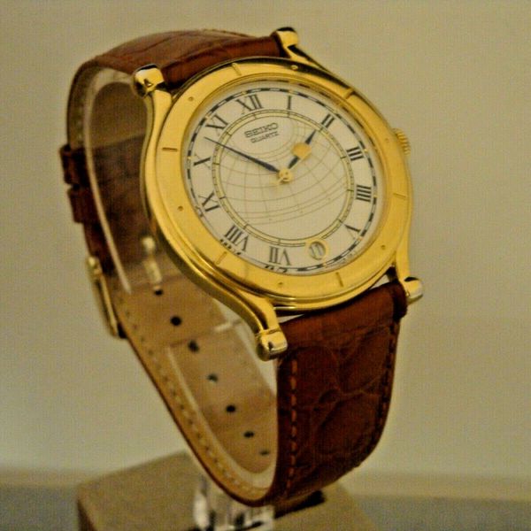 Seiko Age of Discovery gents watch. 5Y22-6050. Rare watch, circa 1990 ...