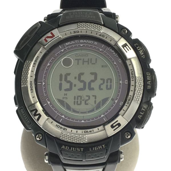 [Used] CASIO Solar watch PROTREK/Digital/BLK [Clothing goods, etc ...