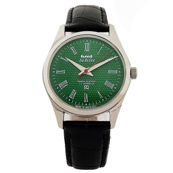 Hmt Jubilee Green Dial Radium Hands 17 Jewels Handwinding Movement ...