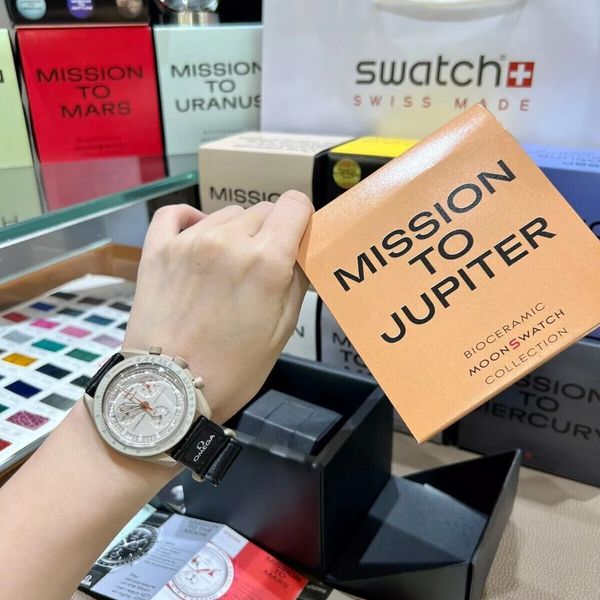 NEW Swatch x Omega Moon swatch Mission To The Jupiter Watch - with Box ...