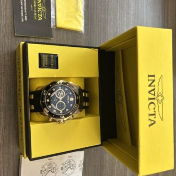 Invicta Pro Diver Chronograph Quartz 100M 6981 Men's Watch ...