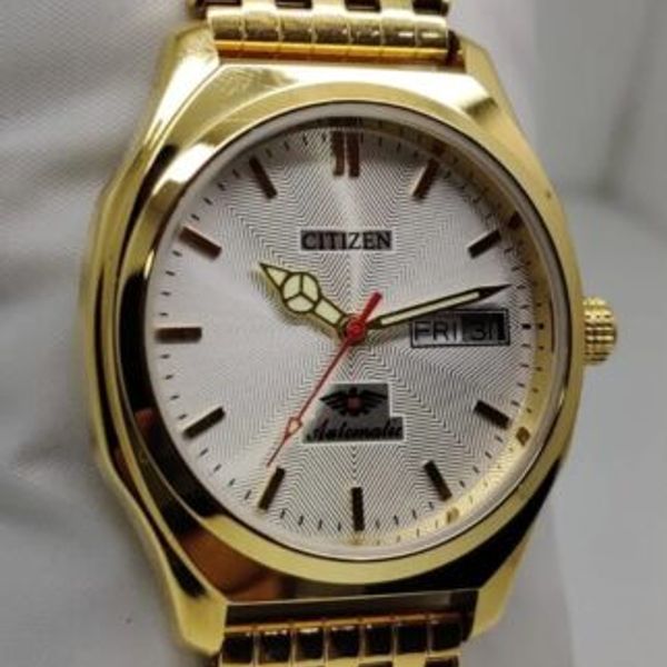 Citizen 21 jewels automatic japanese watch silver dial Day/date ...
