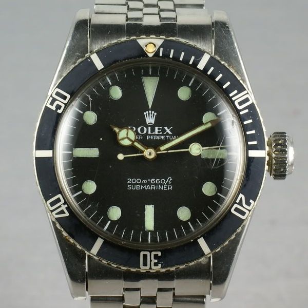 Rolex Submariner Ref: 6538 Big Crown | WatchCharts Marketplace