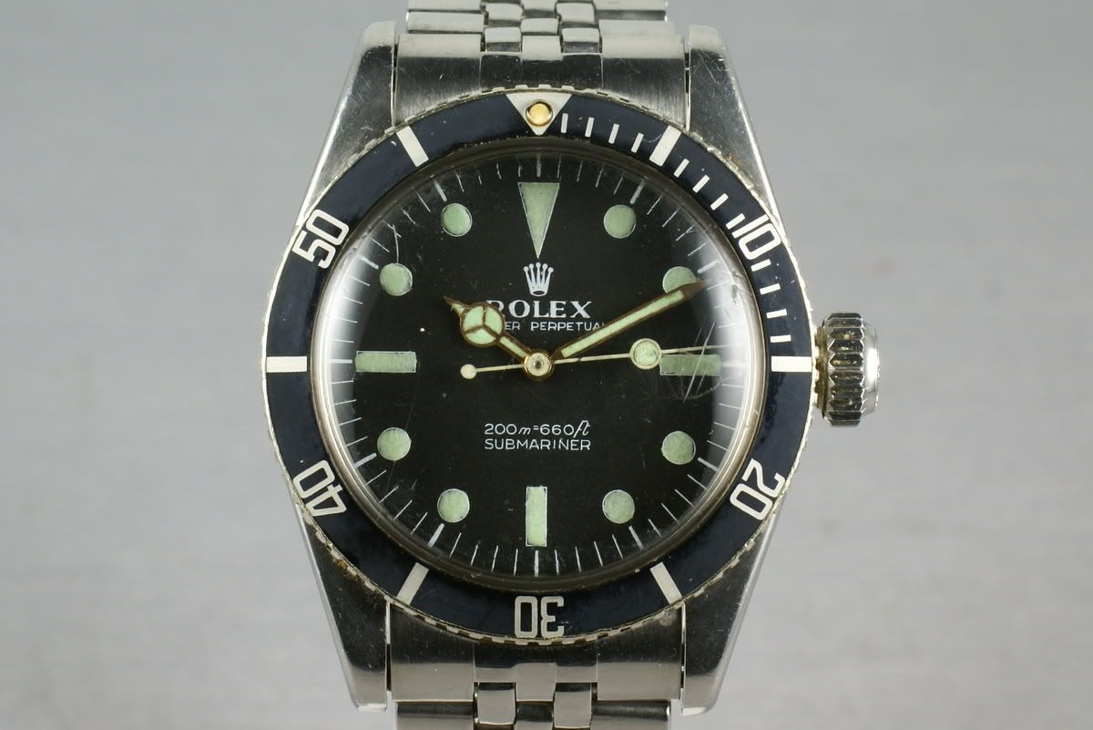Rolex Submariner Ref: 6538 Big Crown | WatchCharts