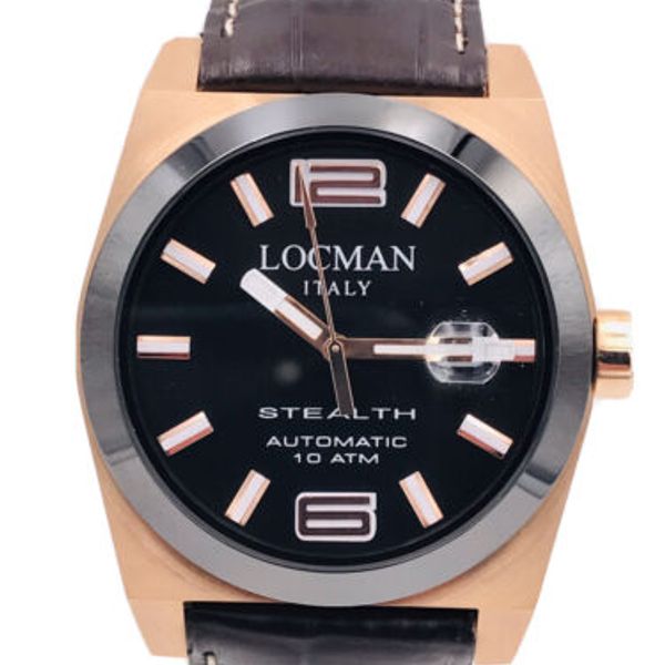 Orologio Locman Stealth Automatico 205PLKM/500 42mm Pelle Scontatissimo ...