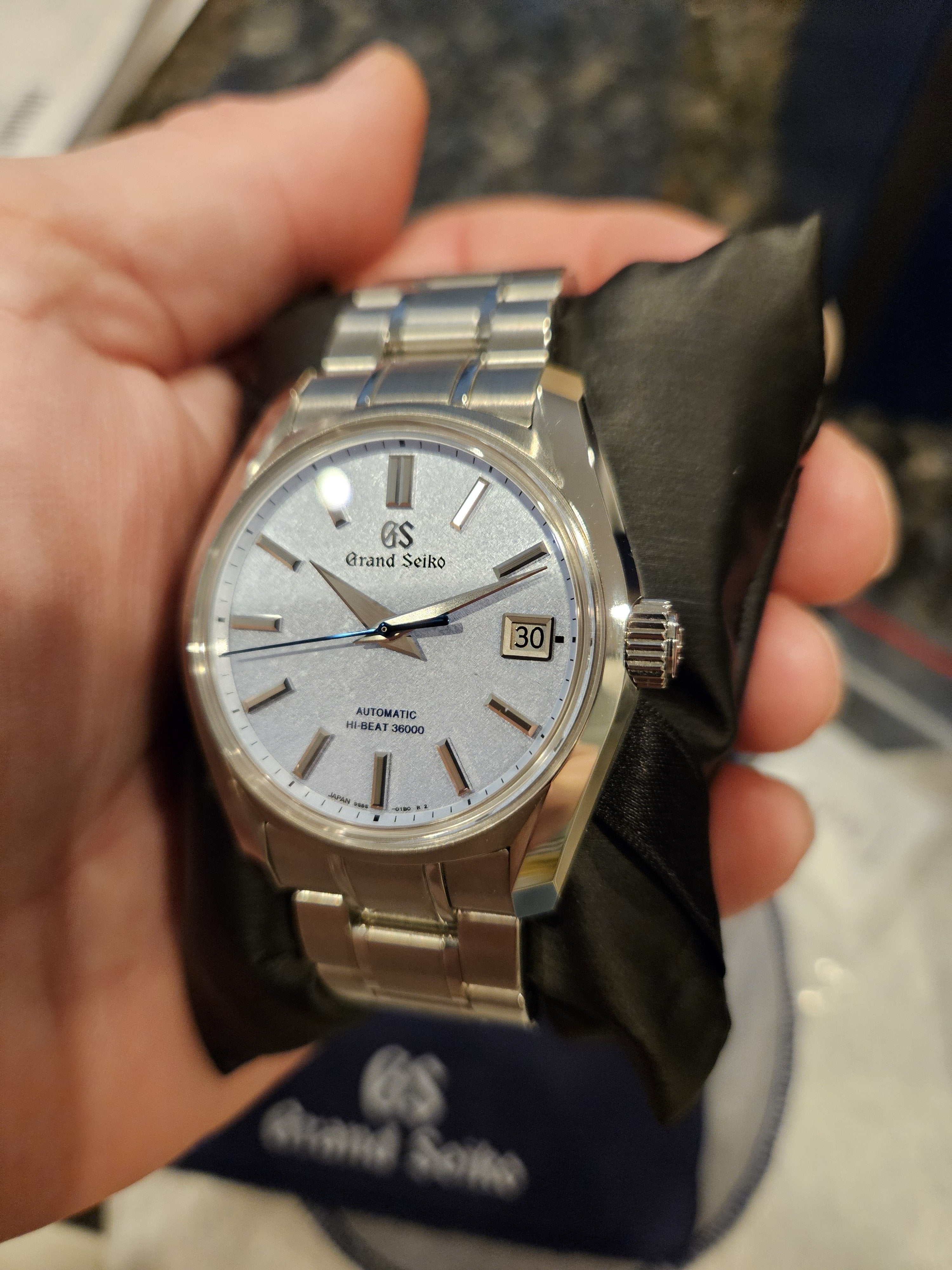 Grand Seiko SBGH295 Soko Frost LNIB for sale | WatchCharts Marketplace
