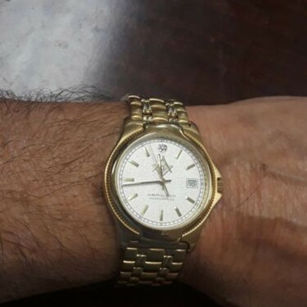 Hamilton 8458 Masonic stainless Men’s Watch Swiss see description ...