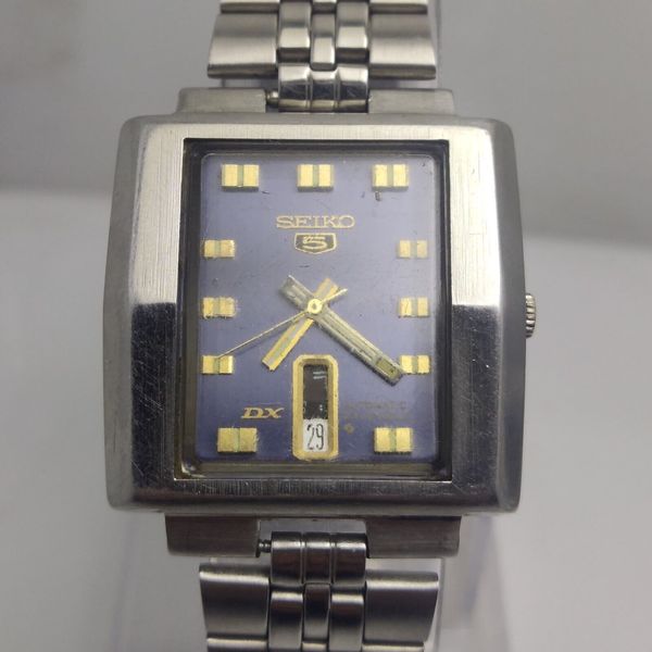 Vintage Seiko 5 DX Japan 6106-5470 Automatic Movement 23 J TV Shape ...