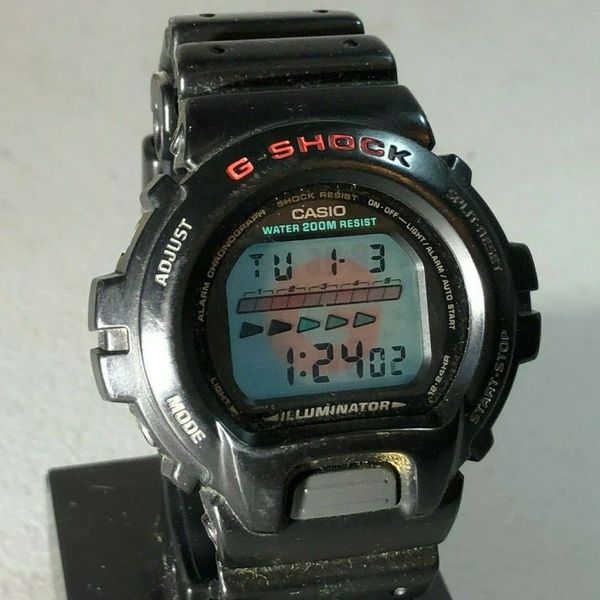 MENS CASIO DW 6600 RESIDENT EVIL BLACK LCD G SHOCK WATCH 1199 MODULE ...