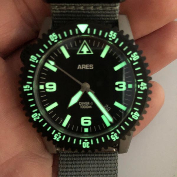 [WTS] Ares Diver 1-C with date. Skunkworks edition $645 | WatchCharts ...