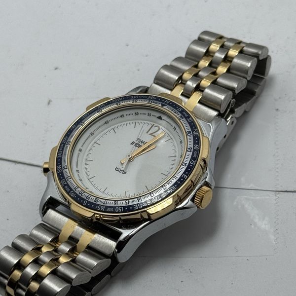 1990’s Timex Indiglo Rare Vintage Men’s Watch Tachymeter Rotating Bezel ...