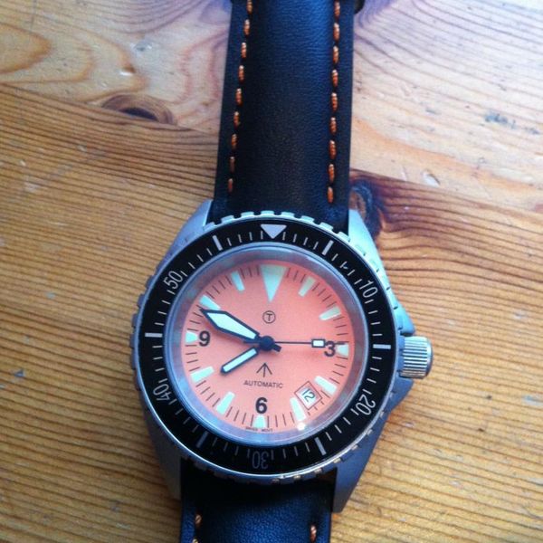 Fs: Kronos SBS Diver, Orange Face, ETA 2824-2, Domed Sapphire | WatchCharts