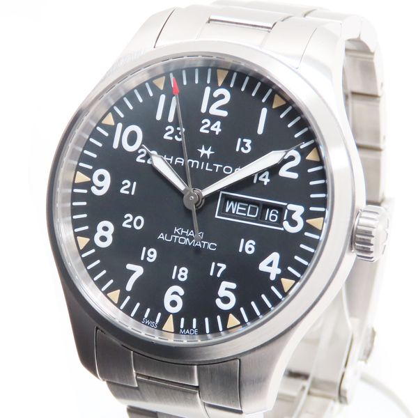 HAMILTON Hamilton Khaki Field Day Date H70535131 Black Dial SS ...