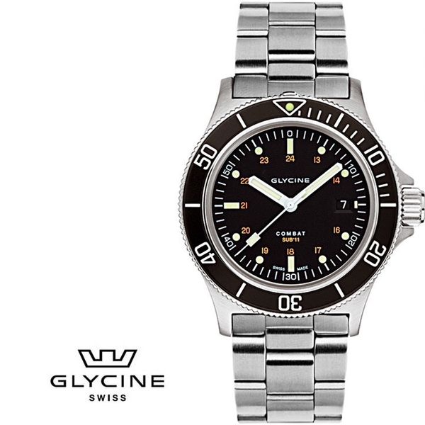 FS: LNIB Glycine Combat SUB Automatic, full kit w/rubber strap and ...