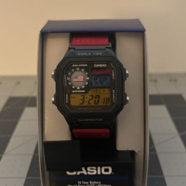 Casio AE1200WH, Men's Chronograph Watch, 100 Meter WR, Customized ...