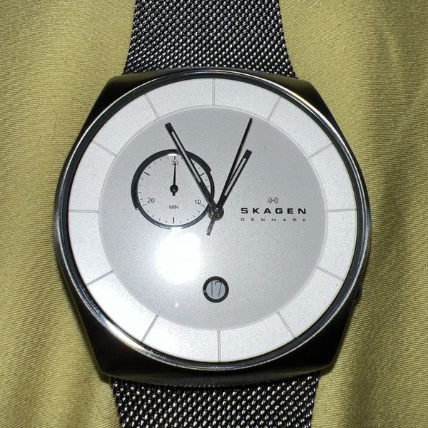 SKAGEN Mens Watch PKGSK0121 Stainless Steel Mesh Watch | WatchCharts ...