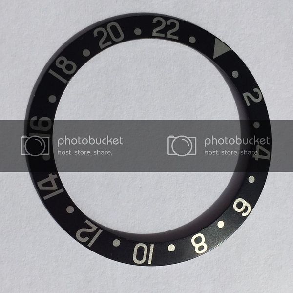 FS: Rolex Fat Font Black GMT Insert for 1675, 16750 | WatchCharts