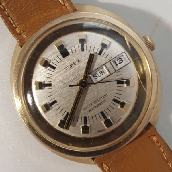 Vintage Watch "TIMEX" Automatic Antique Working Men's Watch '70 Revised ...