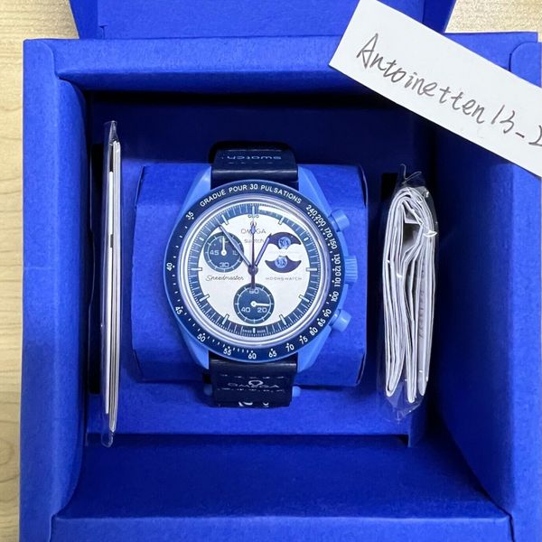 Swatch #Moons watch MISSION TO THE SUPER BLUE MOON PHASE | WatchCharts ...