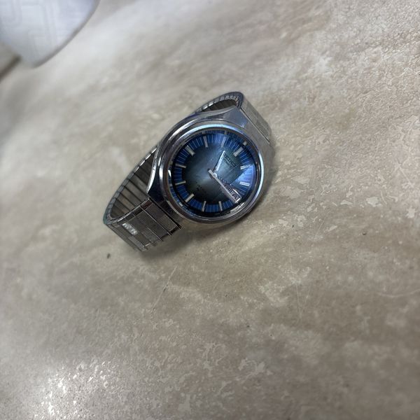 Seiko 7006 7209 - Green Blue - Automatic Movement 1970s Vintage Mens ...