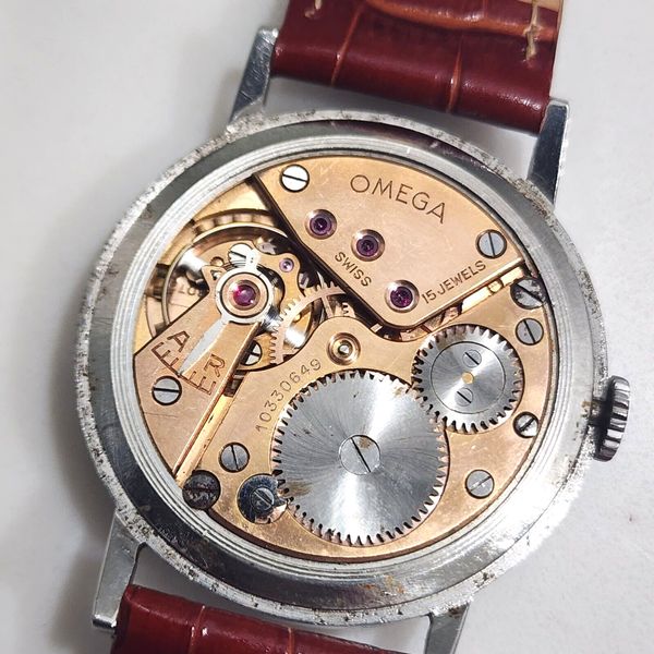 RARE 1944 Omega Calatrava Ref. 2271 Cal. 30T2 Men's Vintage Jumbo 38mm ...