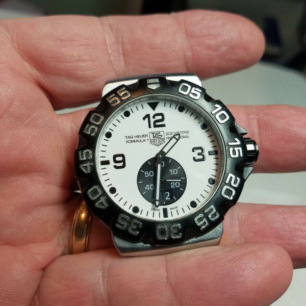 TAG HEUER Formula One White Face Quartz Watch - WAH1011 - No band ...