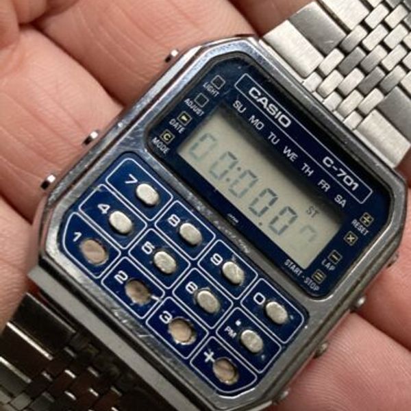 Casio C-701 Digital Computer Watch | WatchCharts Marketplace