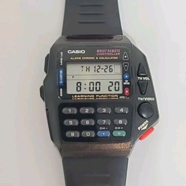 RARE Casio Wrist Remote Controller Digital Calculator Watch CMD-40B ...
