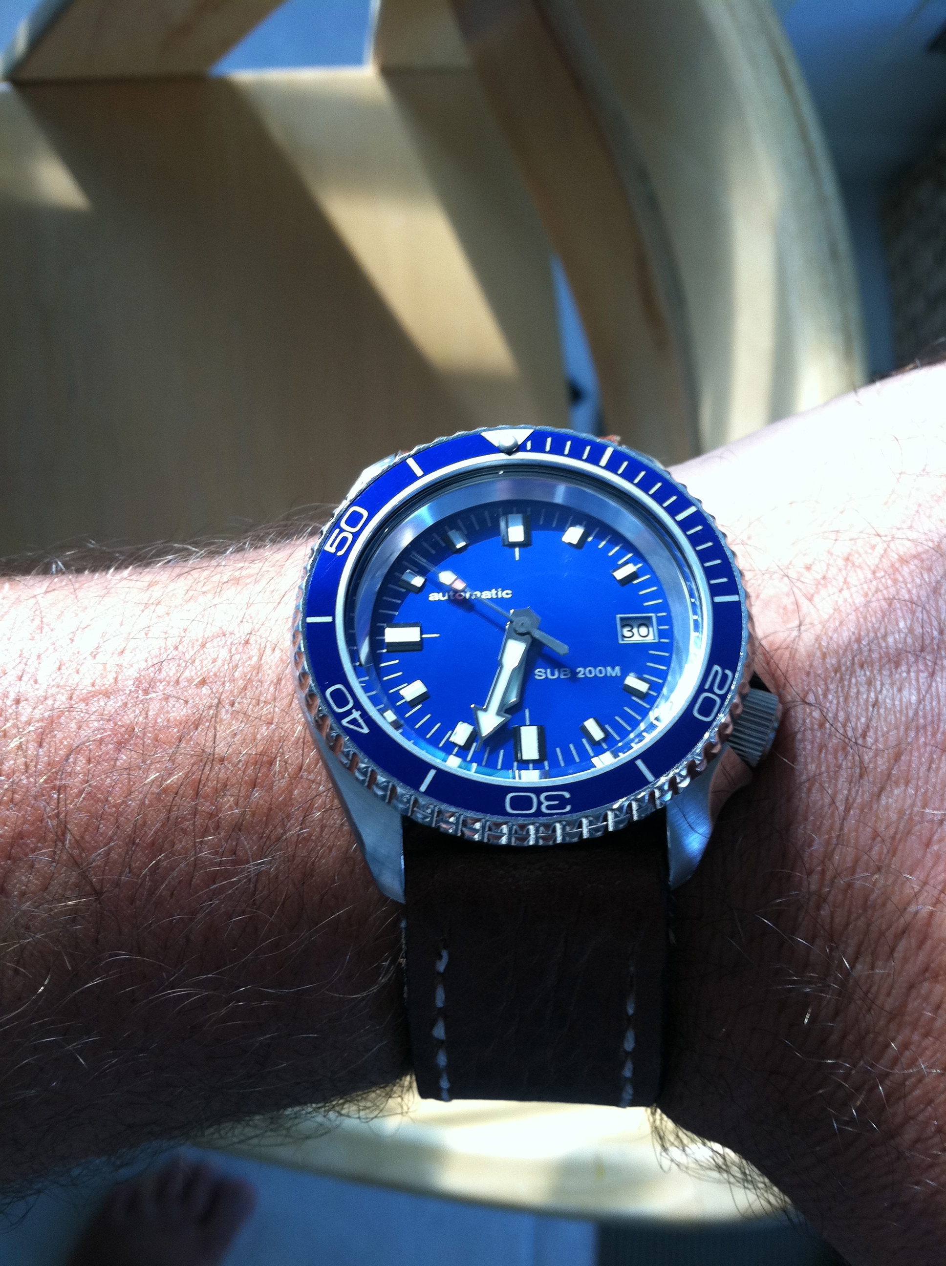 Seiko SKX SOXA Mod Blue dial - Noah Fuller | WatchCharts