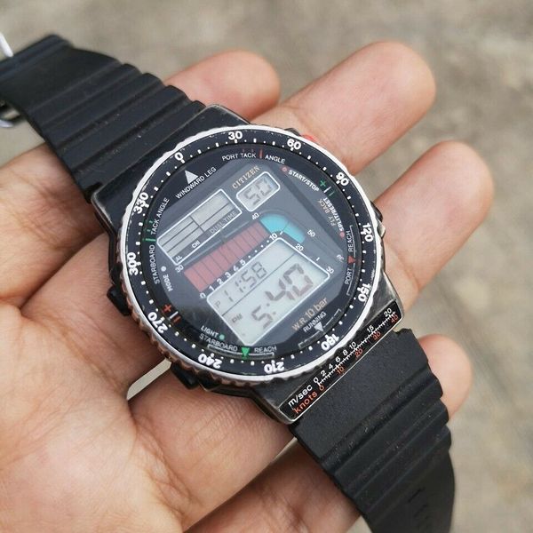 VINTAGE CITIZEN WINDSURFING WATCH D120 MADE IN JAPAN | WatchCharts ...