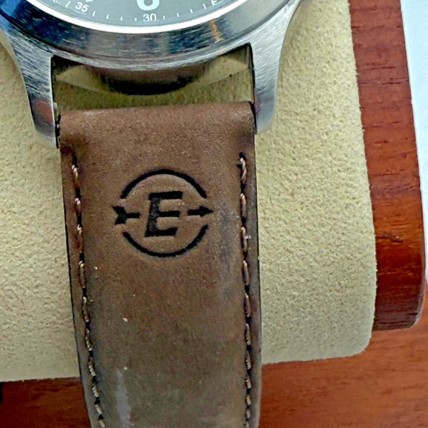 TIMEX Expedition T40051 Field Watch 39mm Indiglo Date Brown Leather New ...