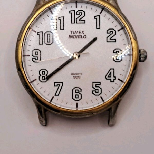 Vintage 90s Timex Indiglo Watch No Band Backlight Dial Glow Needs New ...