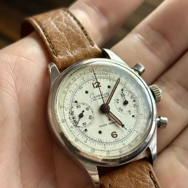 [WTS] Canterbury Vintage Chronograph w/ Landeron Movement | WatchCharts ...
