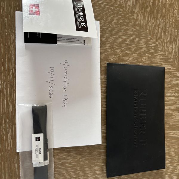 [WTS] Rubber B black strap with tang buckle for exp2 226570 ...