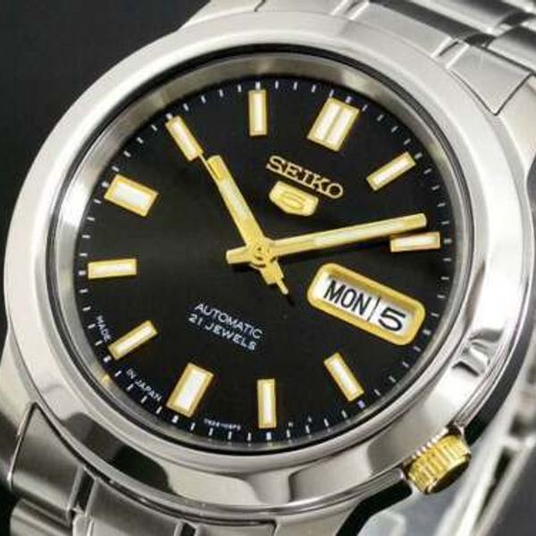 SEIKO 5 SNKK17 SNKK17J1 21 Jewels Automatic Japan Made 30m WR Box ...