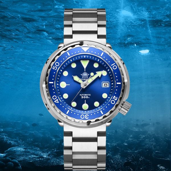 Seiko TMI NH35 300m automatic Divers Stainless BGW9 Sapphire ...