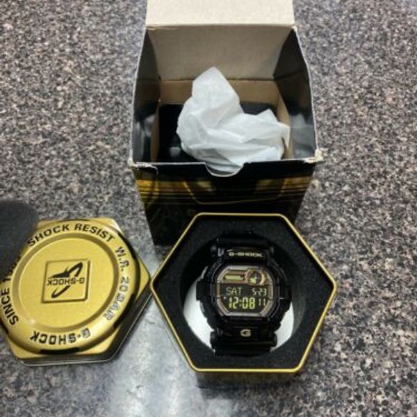 Casio G Shock Vibrating Alarm GD-350BR In Box | WatchCharts