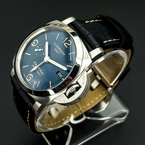 [WTS] Panerai Luminor 1950 GMT Sunburst Blue Dial Stainless Steel ...