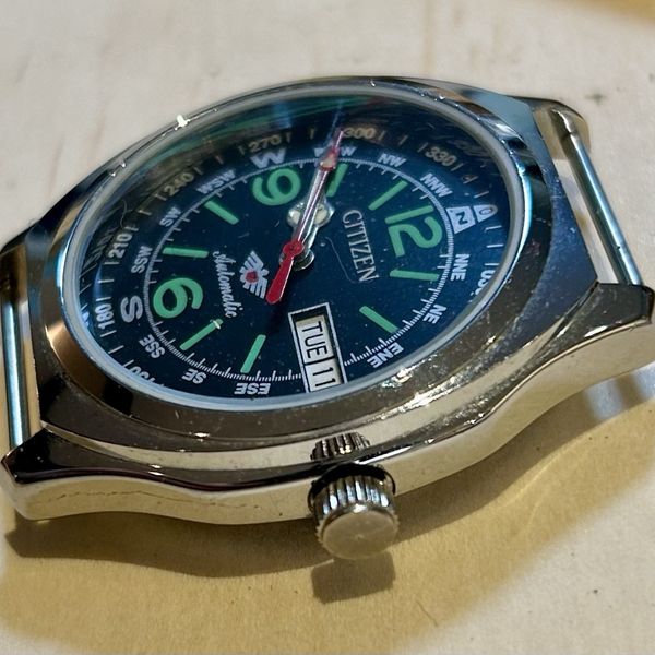 Vintage CITIZEN Automatic 21 Jewels Men's Running Please Read | WatchCharts Marketplace